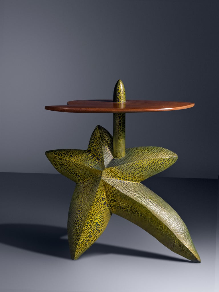 Wendell Castle Starfish Console Table in Polychromed and Stained Woods ...