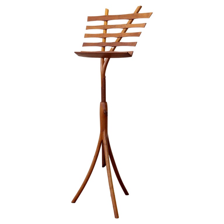 Wendell Castle Style American Mid-Century Studio Woodworker Music Stand ...