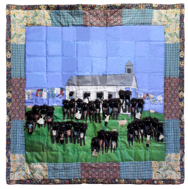 Wendell George Brown - 'Swing Low, Sweet Chariot' - quilt - Negro ...