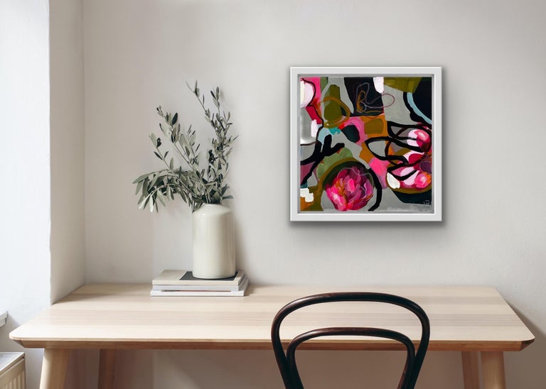 Wendi Weller - Portia, Floral Art, Bright Flower Painting, Contemporary ...