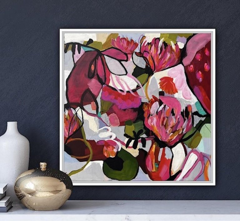 Wendi Weller - Rosalind, original painting, abstract art, landscape art ...