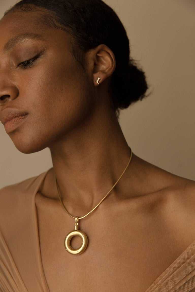 Wendy Brandes Engravable Twisting Locket With 1 oz 18K Yellow Gold and ...