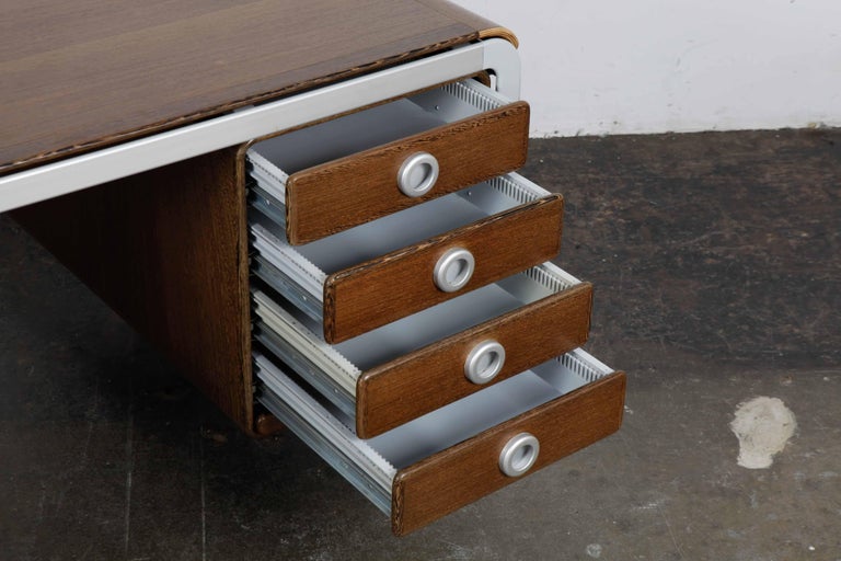 Wenge 'DJOB" Executive Desk by Arne Jacobson, Denmark For Sale at 1stDibs