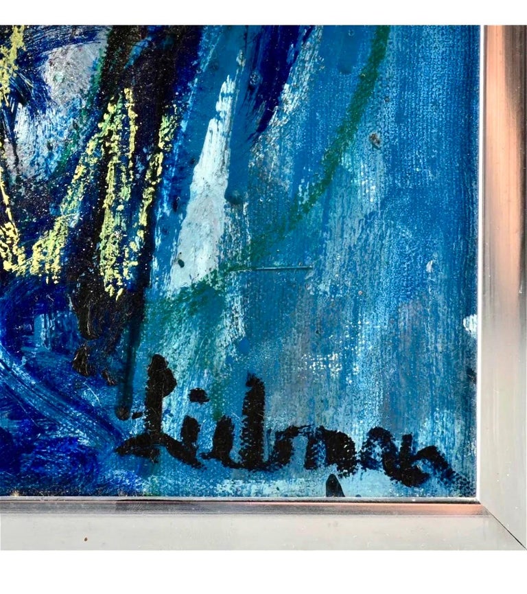 Werner Liebmann - Large German Neo Figuarist Abstract Expressionist Oil ...