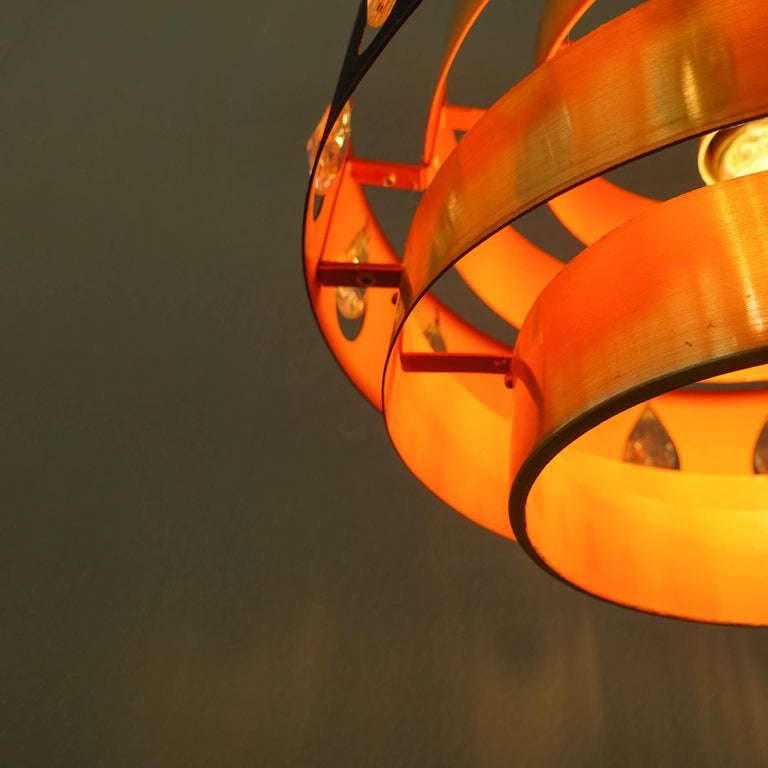 Werner Schou Pendant Light for Coronell Elektro, 1970's For Sale at 1stDibs