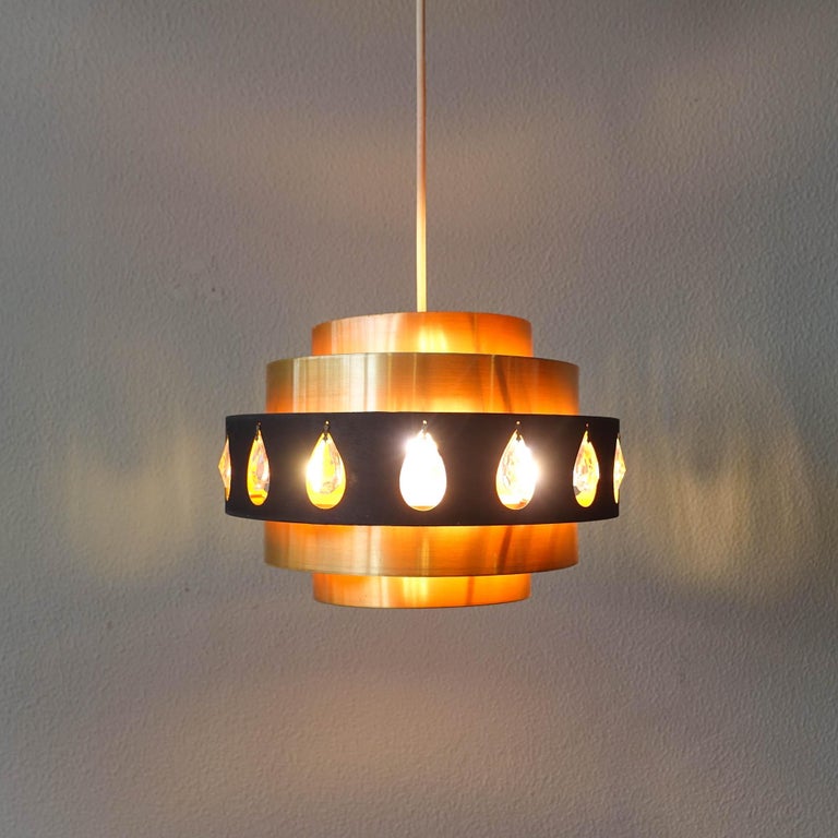 Werner Schou Pendant Light for Coronell Elektro, 1970's For Sale at 1stDibs