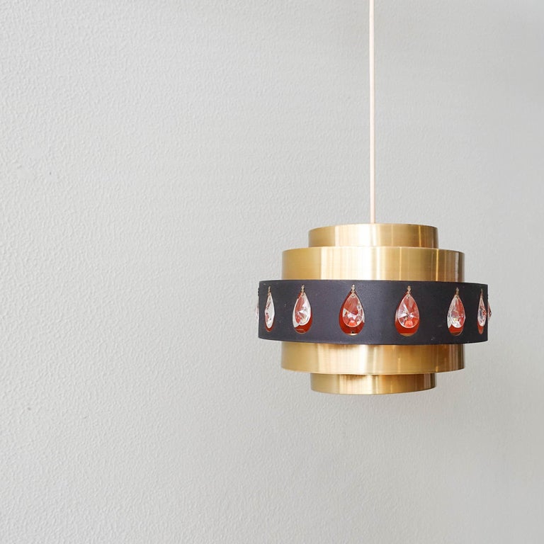 Werner Schou Pendant Light for Coronell Elektro, 1970's For Sale at 1stDibs