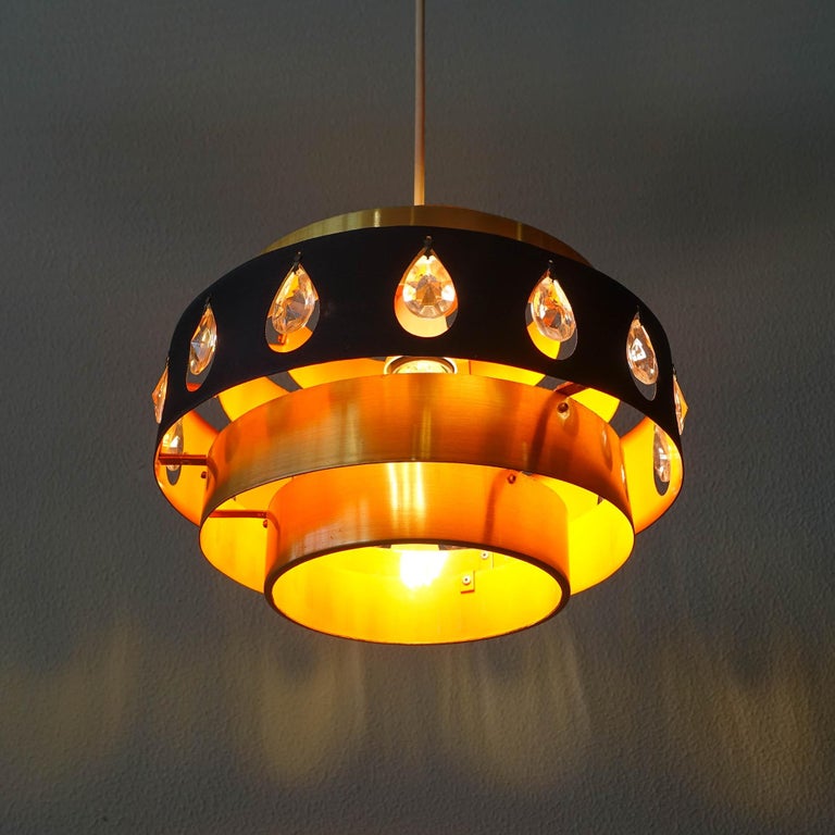 Werner Schou Pendant Light for Coronell Elektro, 1970's For Sale at 1stDibs