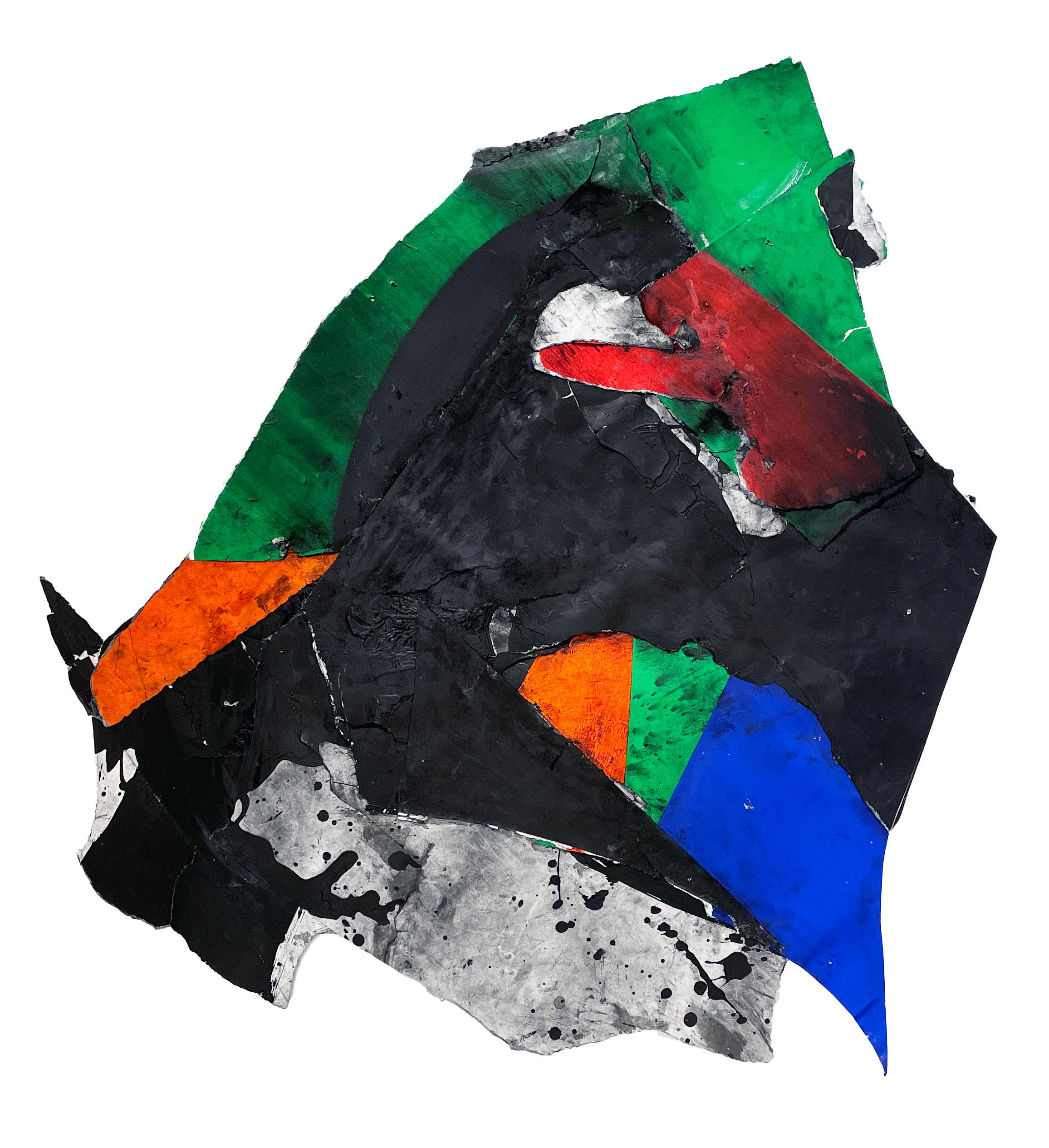 Wesley Kimler - Mixed Media Collage - Abstract Expressionist, Brightly ...