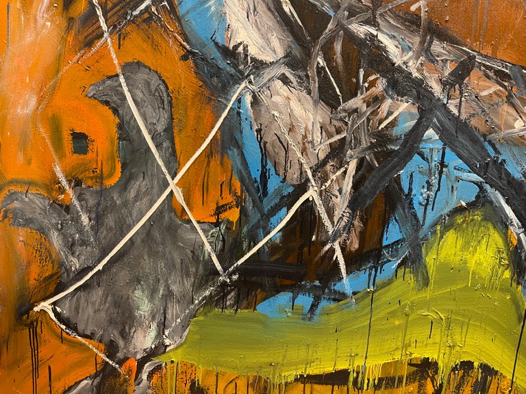 Wesley Kimler - Hot Fox in the Henhouse - Large Scale Abstract ...