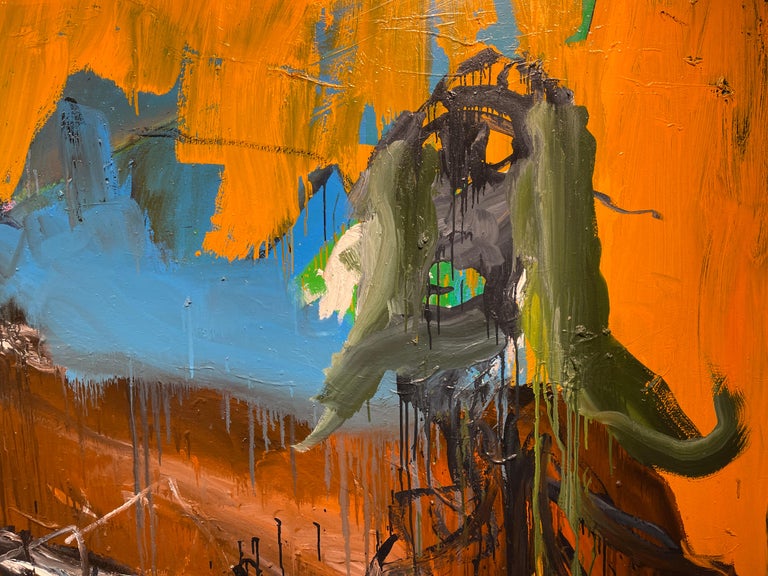 Wesley Kimler - Hot Fox in the Henhouse - Large Scale Abstract ...