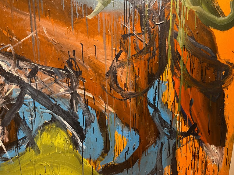 Wesley Kimler - Hot Fox in the Henhouse - Large Scale Abstract ...
