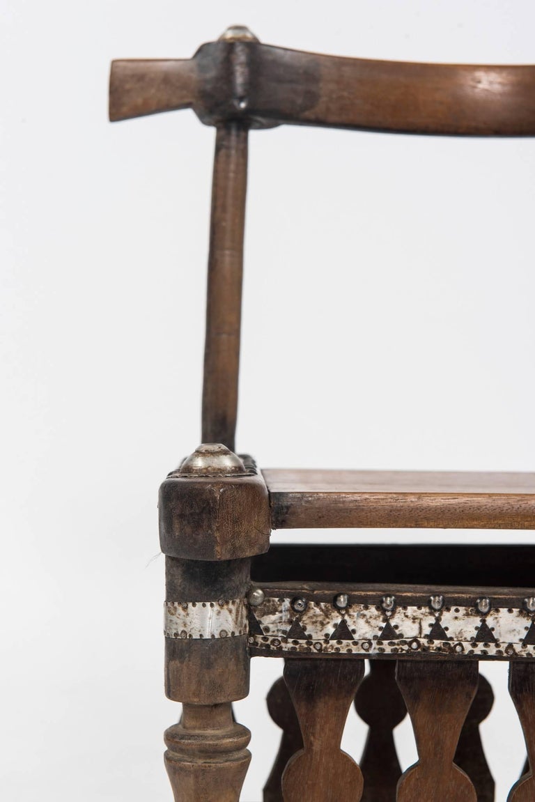 West African Carved Wood Chairs at 1stDibs