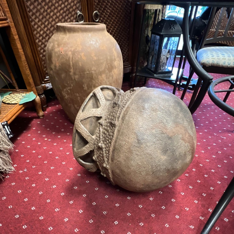 West African Malinese Hand Crafted Terracotta Pot / Sculpture For Sale ...