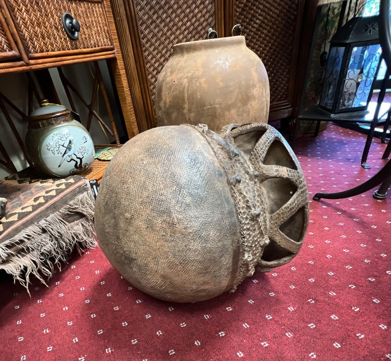 West African Malinese Hand Crafted Terracotta Pot / Sculpture For Sale ...