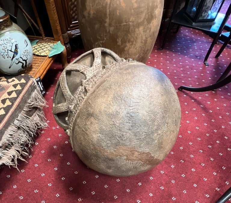 West African Malinese Hand Crafted Terracotta Pot / Sculpture For Sale ...