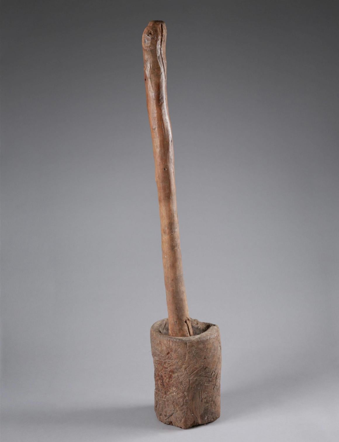 West African Mortar with Pestle, Wood, before 1960 For Sale at 1stDibs ...