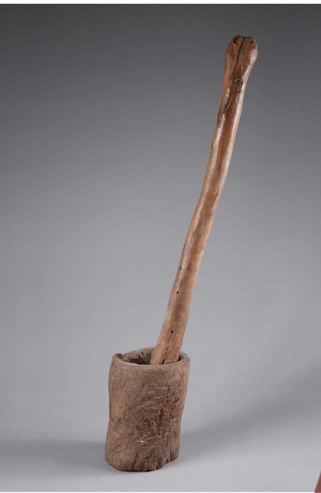 West African Mortar with Pestle, Wood, before 1960 For Sale at 1stDibs ...