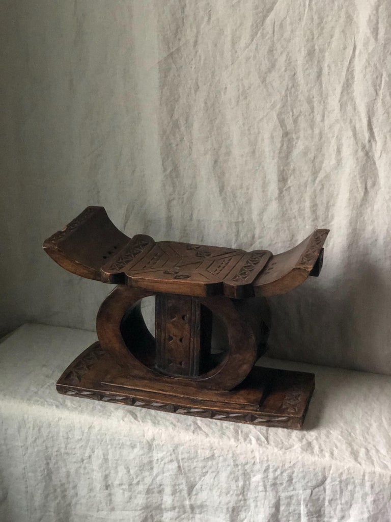 West African Tribal Stool For Sale at 1stDibs