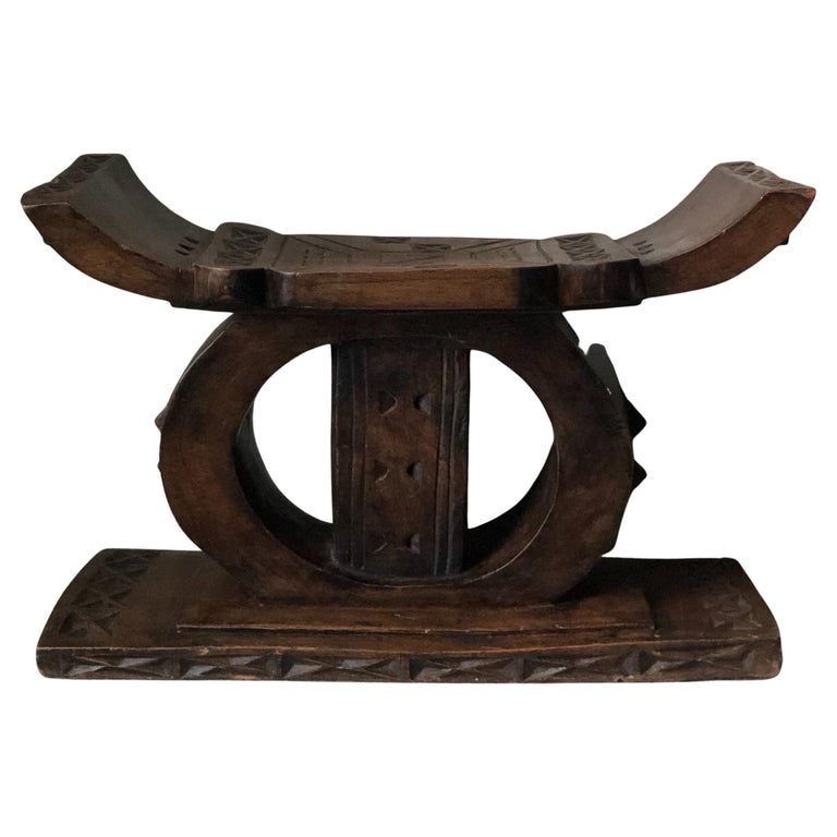 West African Tribal Stool For Sale at 1stDibs