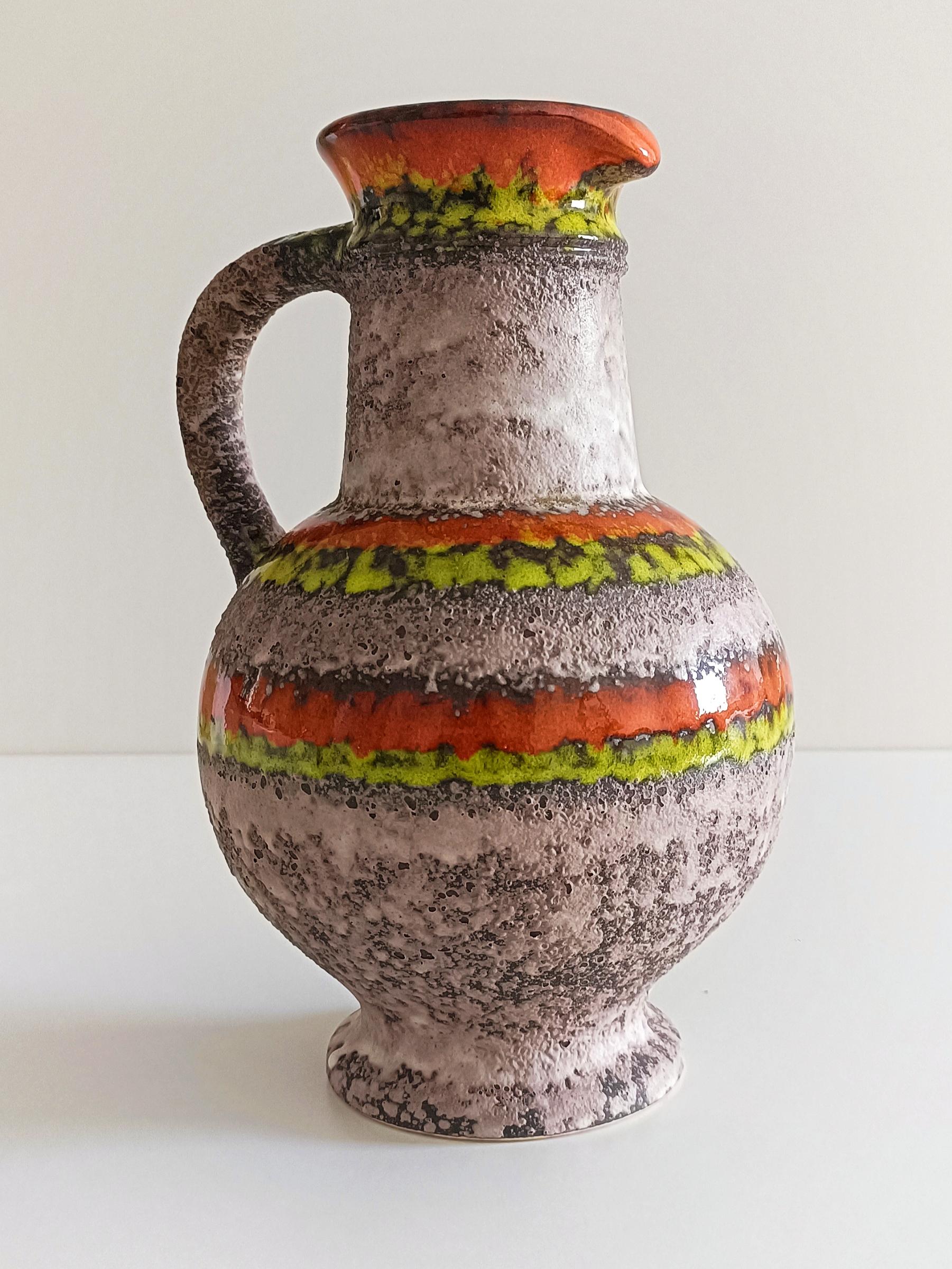 West German Ceramic Pitcher by Heinz Hommerich for Übelacker, 1960s For ...