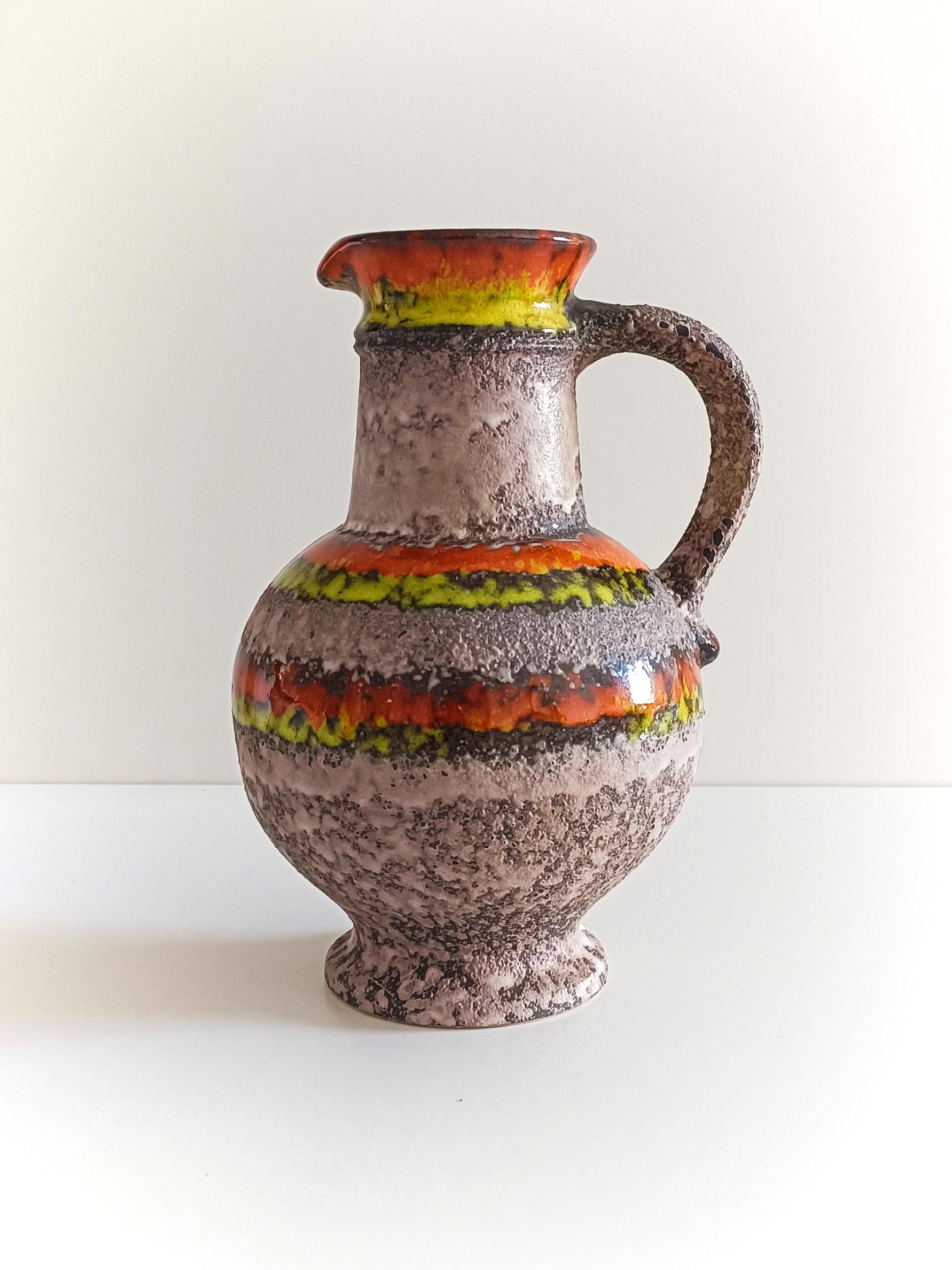 West German Ceramic Pitcher by Heinz Hommerich for Übelacker, 1960s For ...