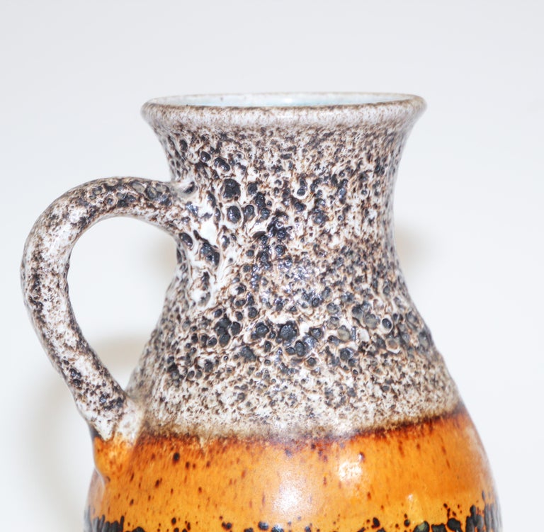 West Germany Fat Lava Bauhaus Modernist Pitcher at 1stDibs