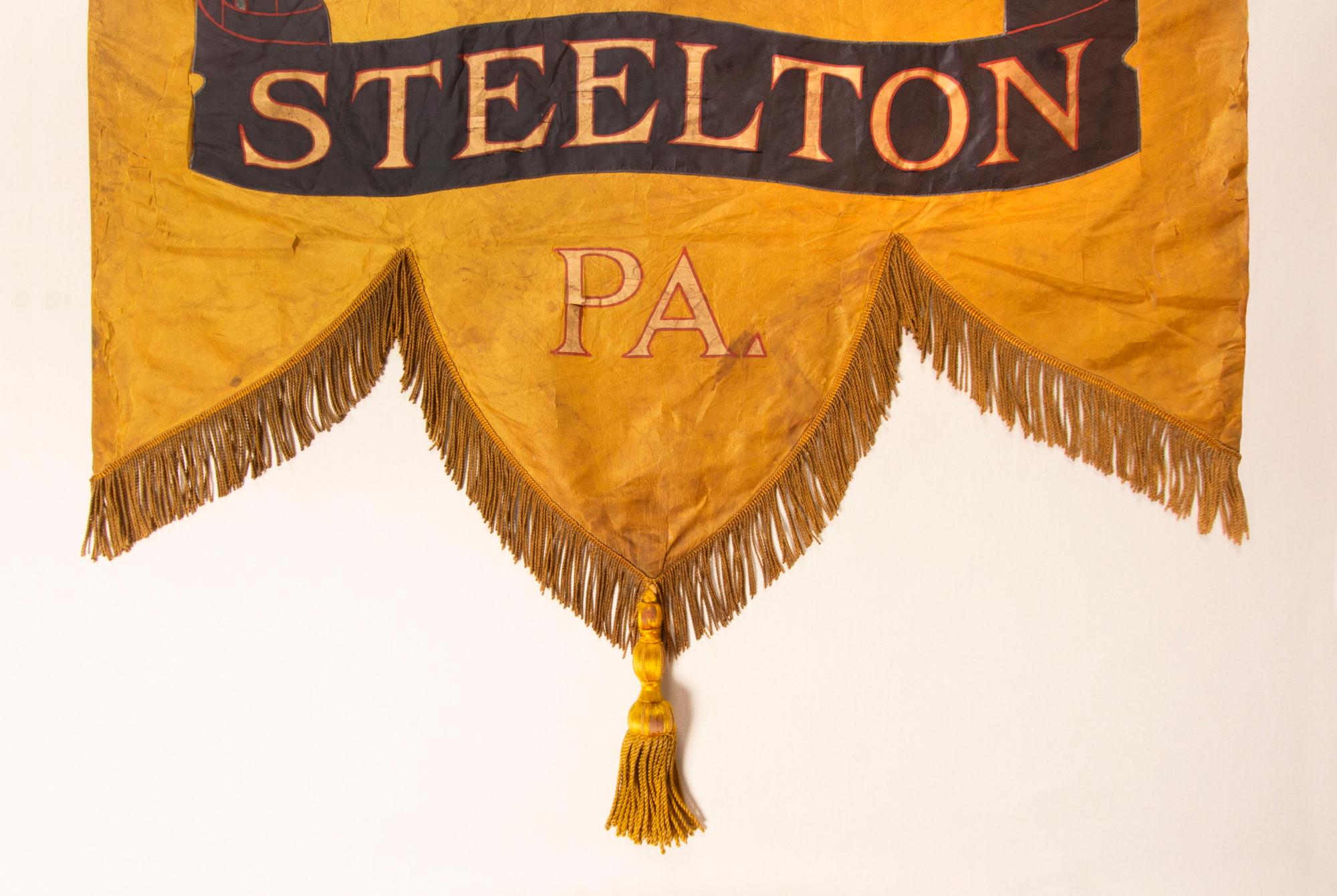 West Side Hose Company No.3 Firehouse Banner of Steelton, PA ca 1904 ...