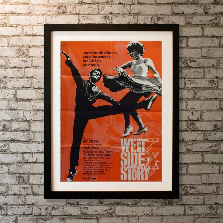 West Side Story, Unframed Poster, 1969 For Sale at 1stDibs