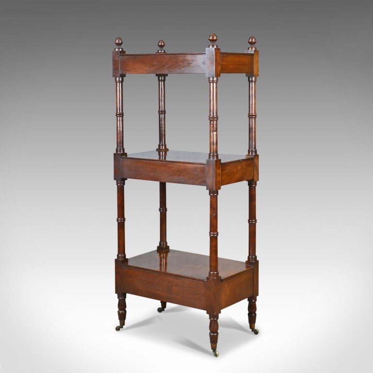 Whatnot, English, Mahogany, Three-Tier, Victorian, Display Stand, circa ...