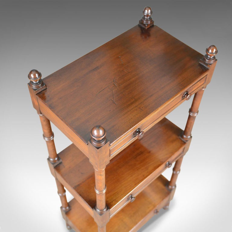 Whatnot, English, Mahogany, Three-Tier, Victorian, Display Stand, circa ...