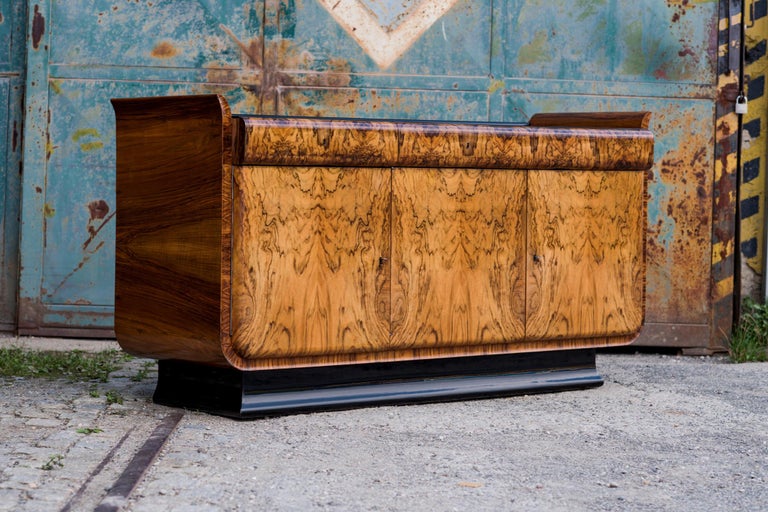 Sideboard by Jindrich Halabala, Tulipan, 1930s at 1stDibs