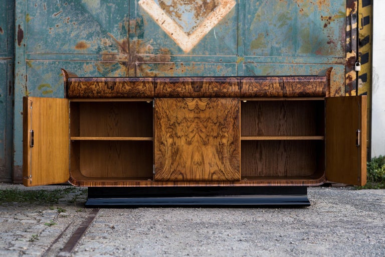 Sideboard by Jindrich Halabala, Tulipan, 1930s at 1stDibs