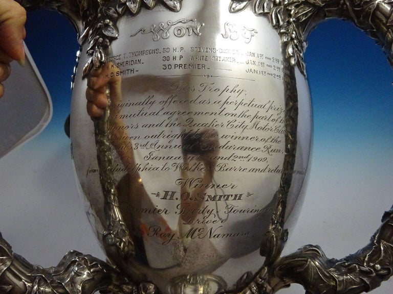 Sterling Silver MacDonald Endurance Auto Racing Trophy Philadelphia ...