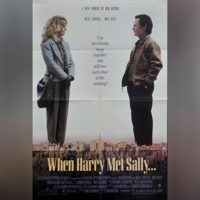When Harry Met Sally..., Unframed Poster, 1989 For Sale at 1stDibs