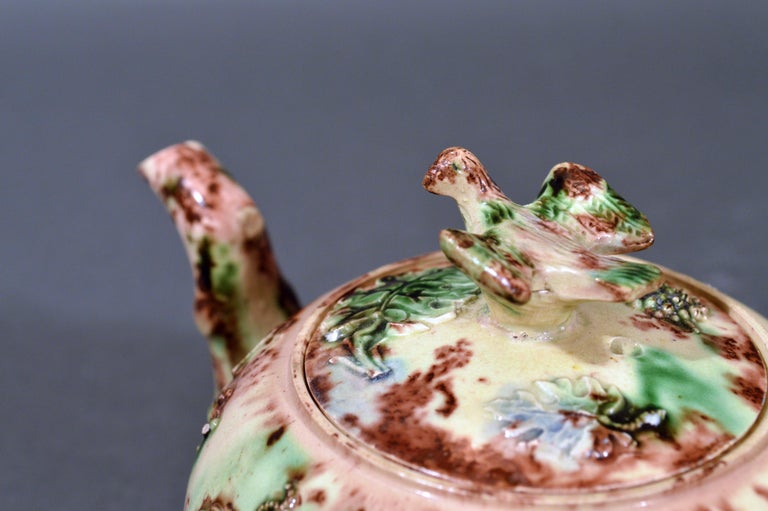 Whieldon-Type Creamware Apple Teapot and Cover, Staffordshire at ...