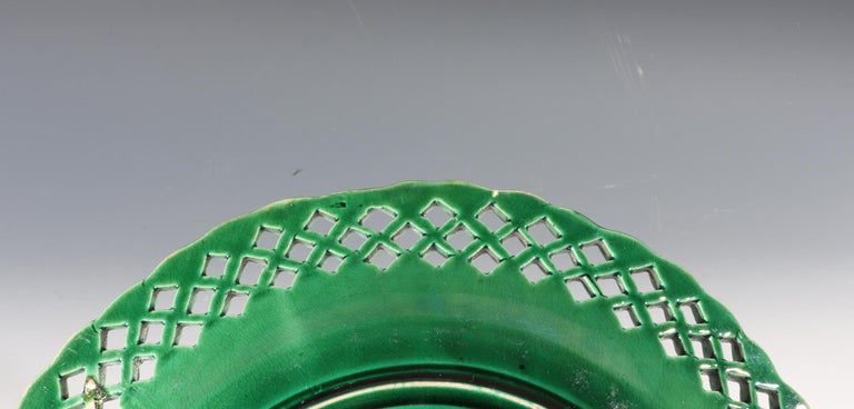 Whieldon-Type Creamware Dish with Molded Fruit and Openwork Border For ...