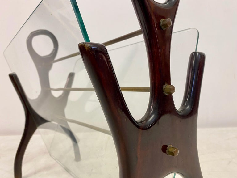 Whimsical 1950s Italian Magazine Rack For Sale at 1stDibs