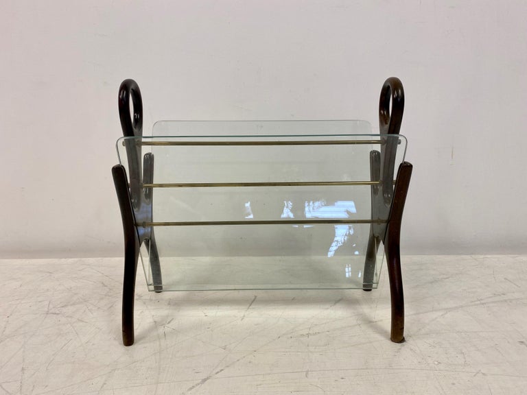 Whimsical 1950s Italian Magazine Rack For Sale at 1stDibs