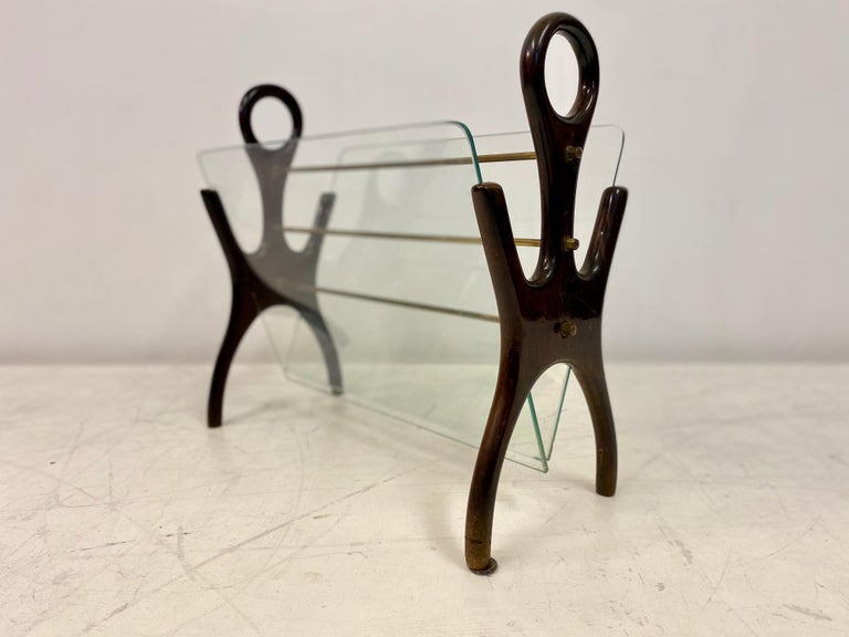 Whimsical 1950s Italian Magazine Rack For Sale at 1stDibs
