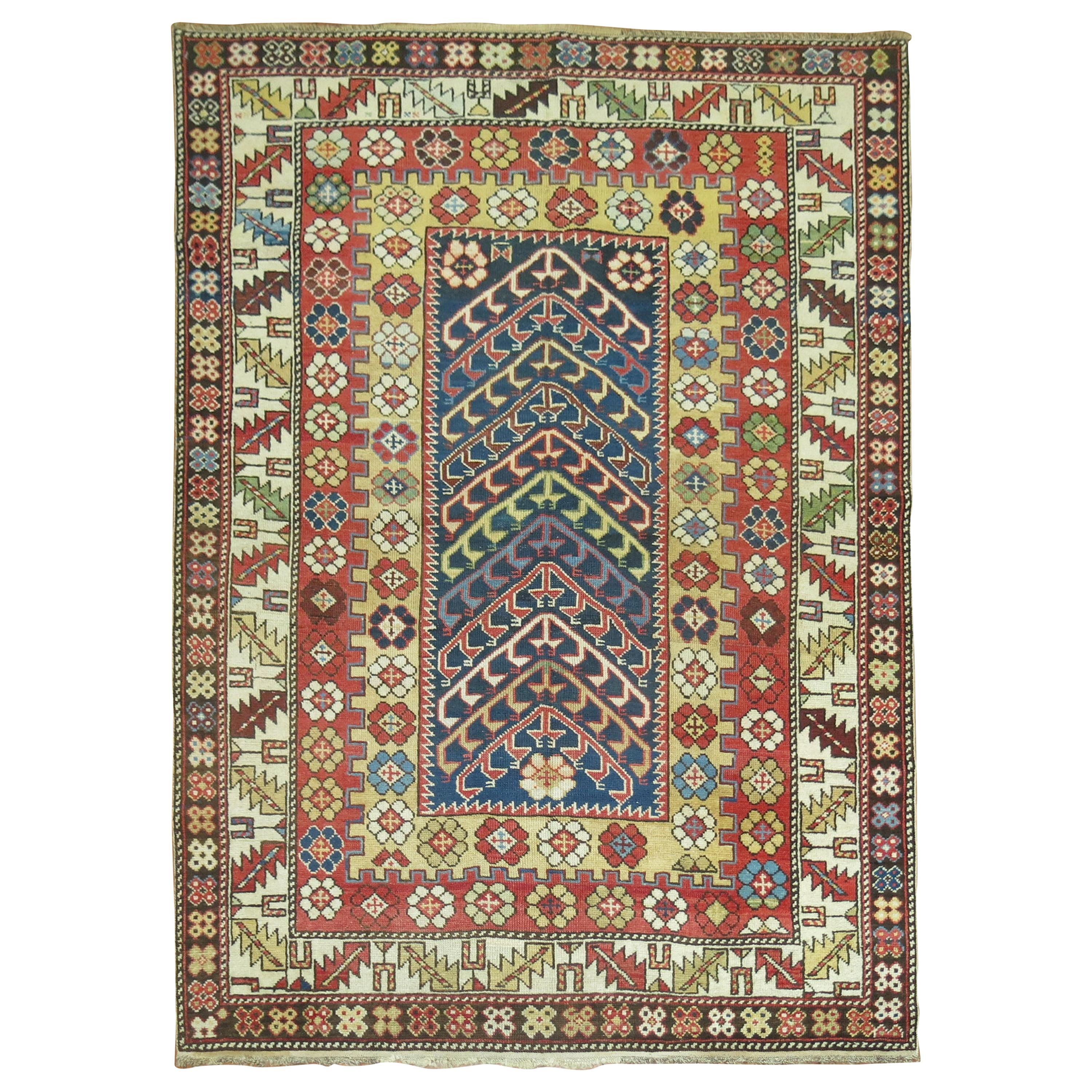 Mid-20th Century Handmade Caucasian Pictorial Karabagh Rug of Abraham ...