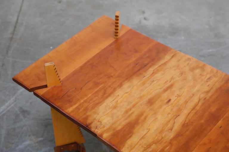 Whimsical Post-Modern Craftsman Faux-Saw Coffee Table at 1stDibs ...