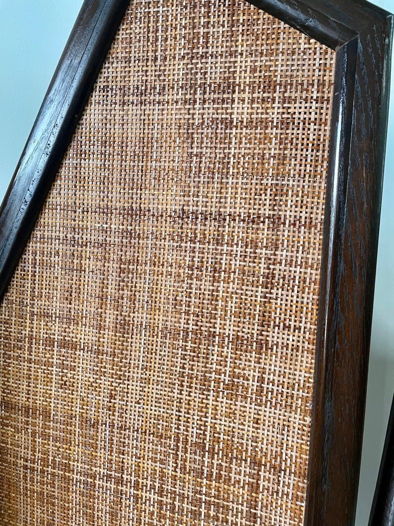 Whimsical and Sculptural Figurative Woven Cane Folding Screen For Sale ...