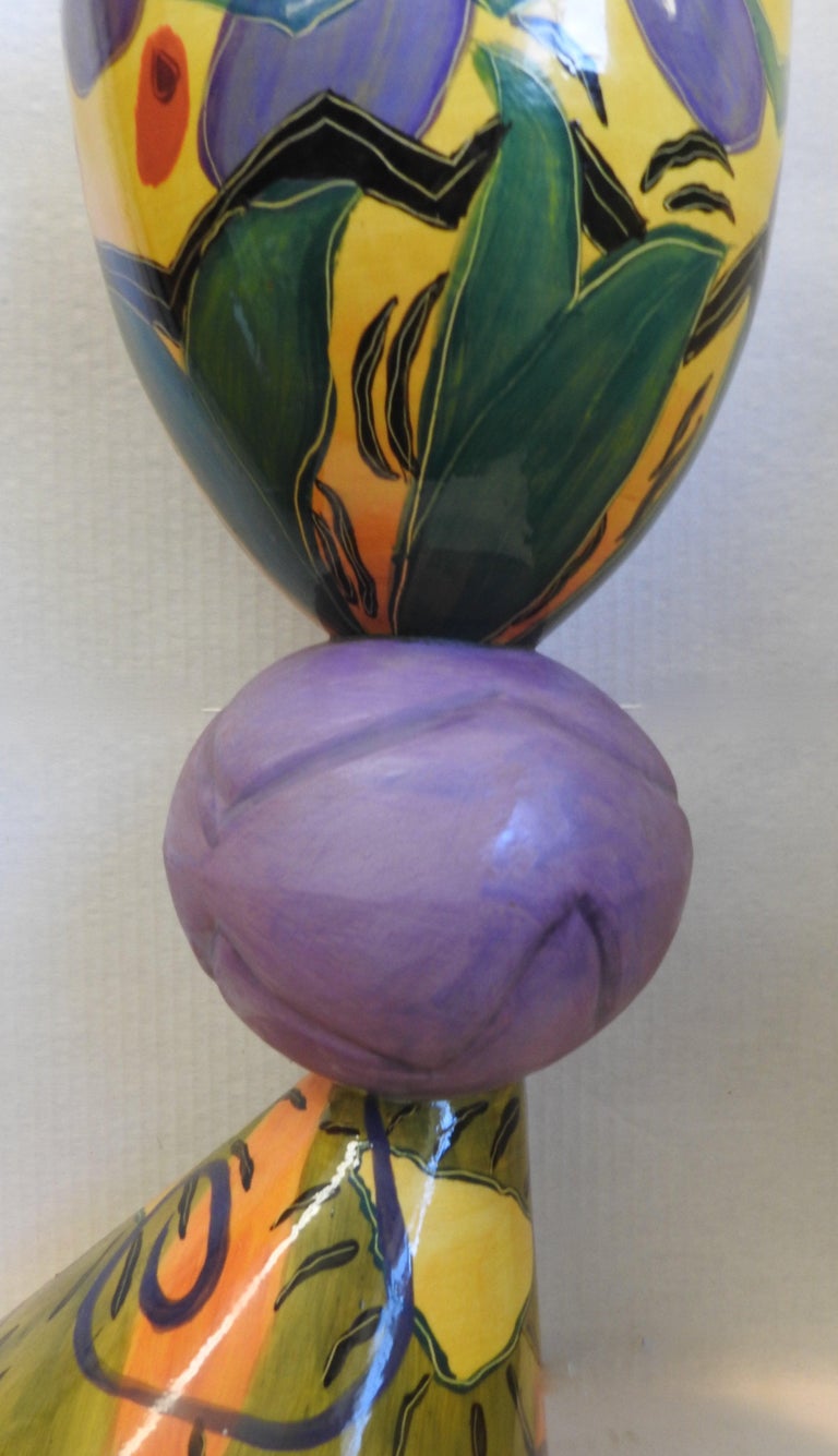 Whimsical Vase Sculpture by Marilee Hall For Sale at 1stDibs