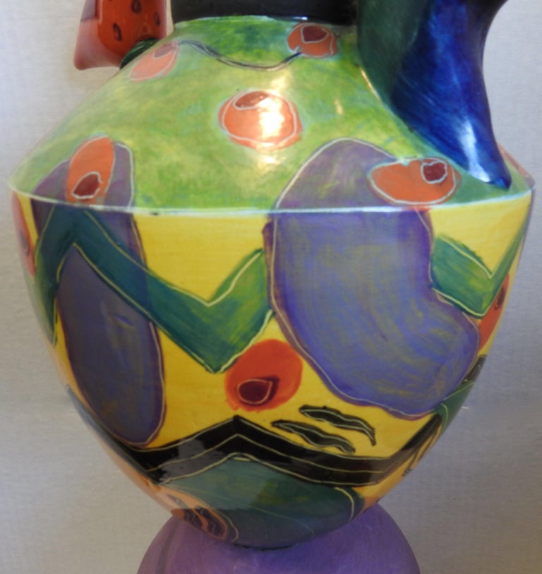 Whimsical Vase Sculpture by Marilee Hall For Sale at 1stDibs