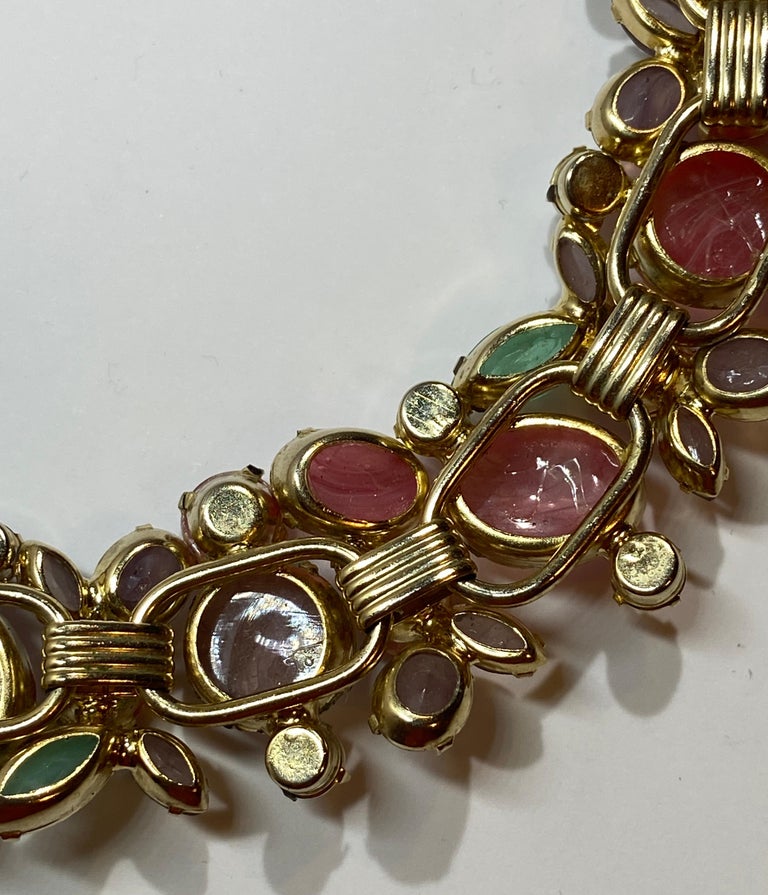 Whimsically And Elegantly Bold Multi-Colored "Entrance Maker" Choker ...