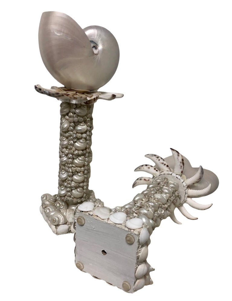 Whimsy Nautilus Shell Decorative Object For Sale at 1stDibs