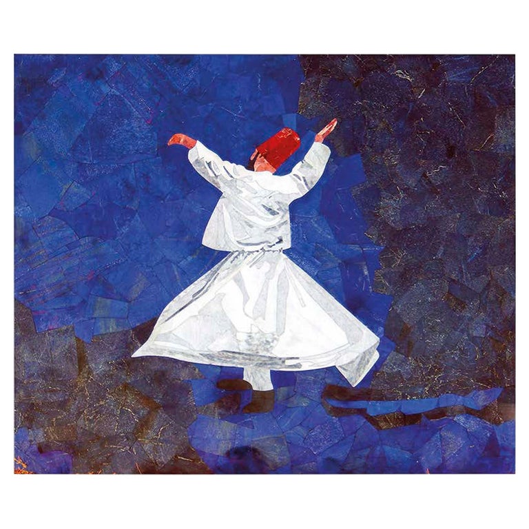 Whirling Dervesh Mural by Studio Lel For Sale at 1stDibs