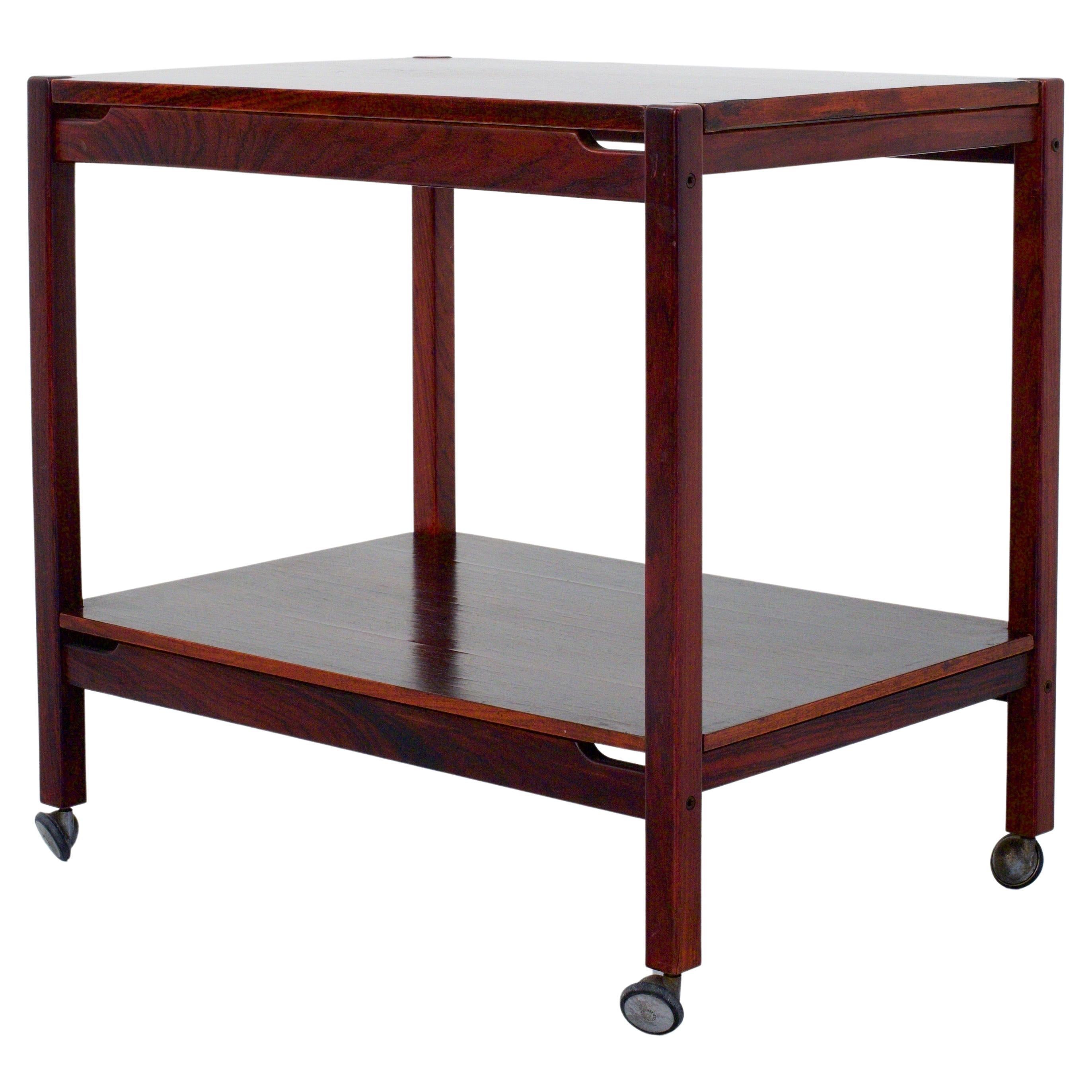 Whiskey / Grappa Trolley in Brazilian Wood, Italy, 1960's For Sale at ...