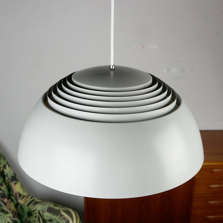 White AJ Royal Pendant by Arne Jacobsen for Louis Poulsen Denmark For ...